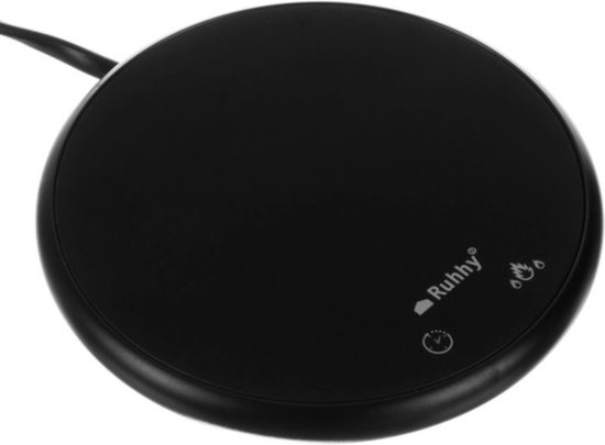 Ruhhy Elektrische Verwarmer met Mok - Houd Uw Drankjes Perfect Warm | bol