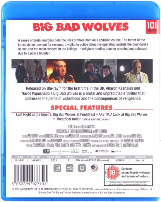 Big Bad Wolves (Blu-ray), Rotem Keinan | Dvd's | bol