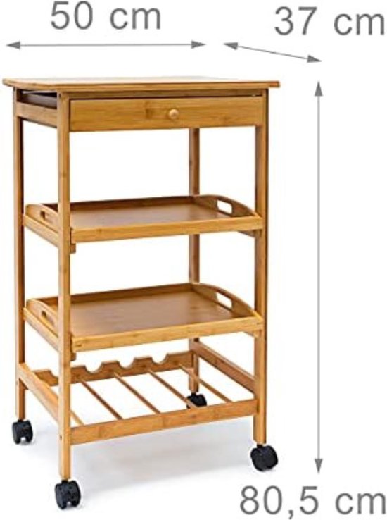 Keukentrolley Op Wieltjes | bol