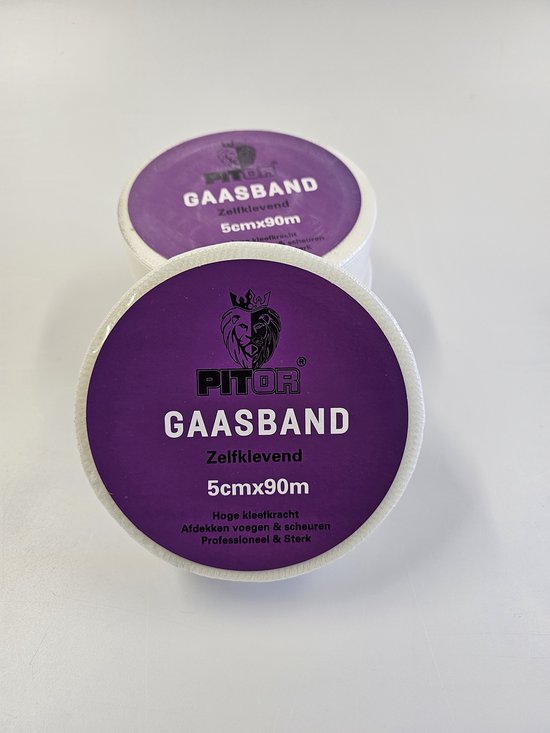 Gaasband 5cm x 90m x 10 stuks (PITOR®) | bol