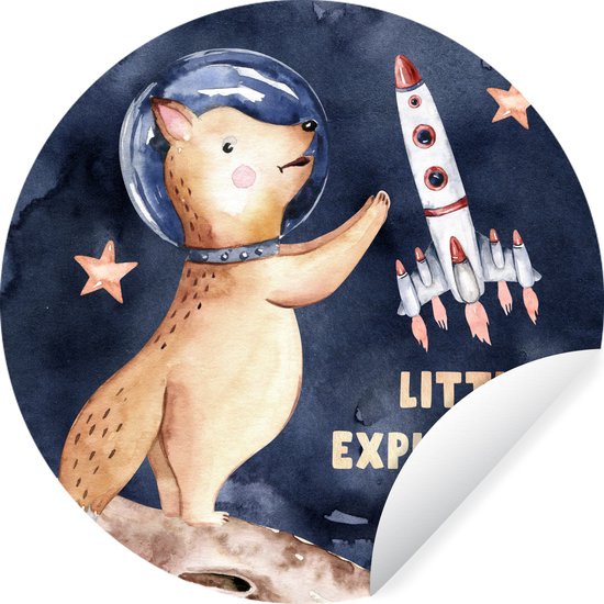 WallCircle - Muurstickers - Behangcirkel - 'Little explorer' - Vos ...