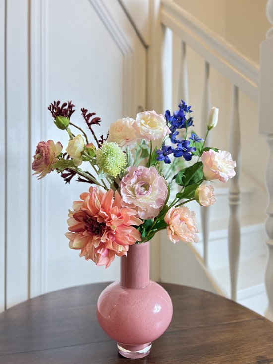 PROFESSIONEEL REAL TOUCH FLOWER MODEL 8 MET VAAS - 8 stelen - 50cm hoog ...