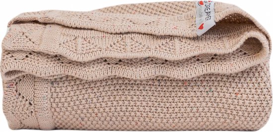 Lodger Baby dekentje beige 80x100 cm Dreamer Tribe Fancy | bol