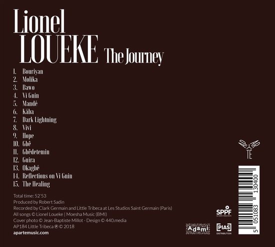 Lionel Loueke - The Journey (CD), Lionel Loueke | Muziek | bol