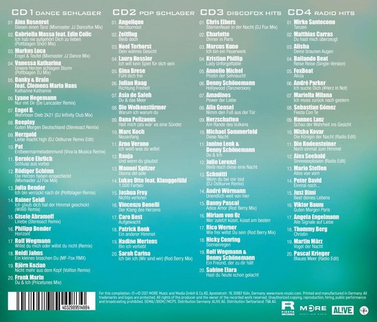 Various Artists - Schlagerdisco 2021 (4 CD), various artists | CD (album) | Muziek | bol