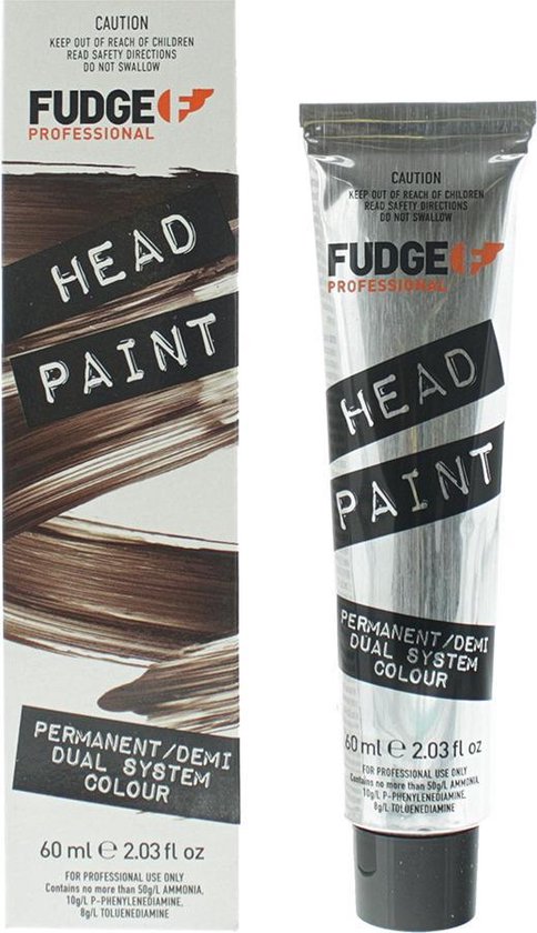 Fudge Headpaint Professional Colour Haarkleur Permanente Crèmekleuring ...