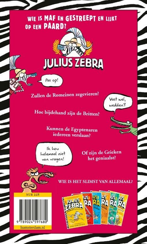 Julius Zebra - Het gigagrappige quizboek van Julius Zebra, Gary ...