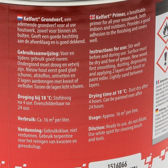 Grondverf zwart 2500ml | bol