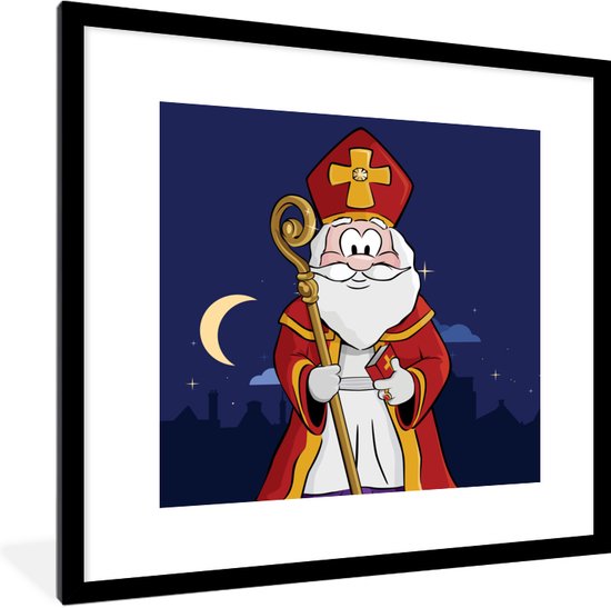Fotolijst incl. Poster - Portret Sinterklaas - Sint - Kinderen ...