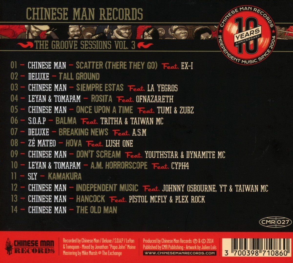 Chinese Man - Groove Sessions Volume 3 (CD), various artists | CD ...