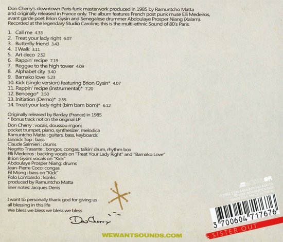 Don Cherry - Home Boy, Sister Out (CD), Don Cherry | Muziek | bol