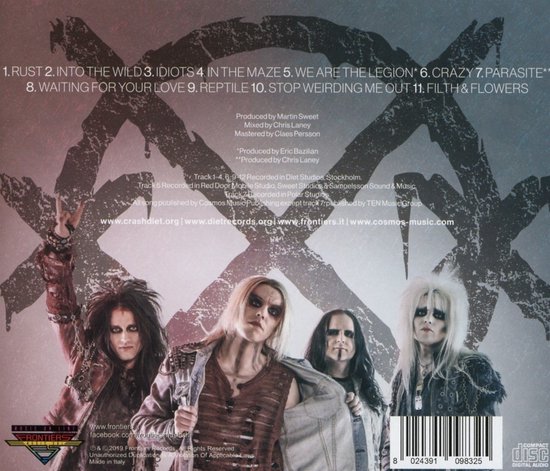 Crashdiet - Rust (CD), Crashdiet | CD (album) | Muziek | bol