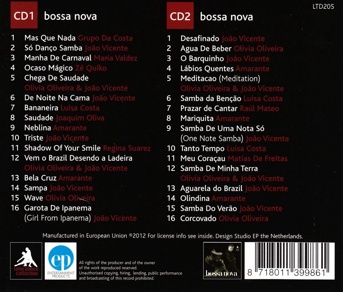 Various Artists - Latin Dance - Bossa Nova (CD), various artists | CD (album) | Muziek | bol.com