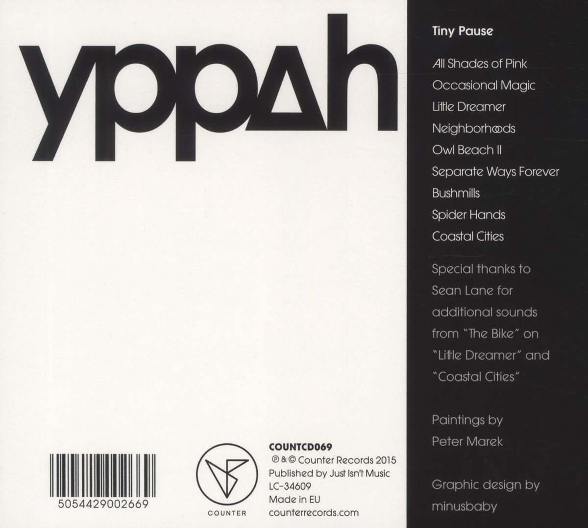 Yppah - Tiny Pause (CD), Yppah | CD (album) | Muziek | bol.com