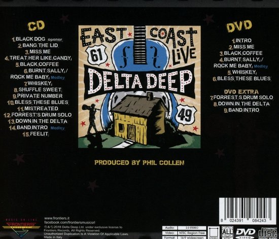 Delta Deep - East Coast Live (CD), Delta Deep | Muziek | bol.com