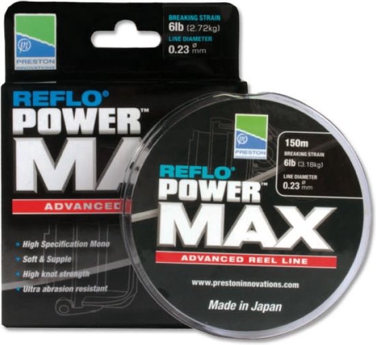 Preston Reflo Power Max 150m | bol