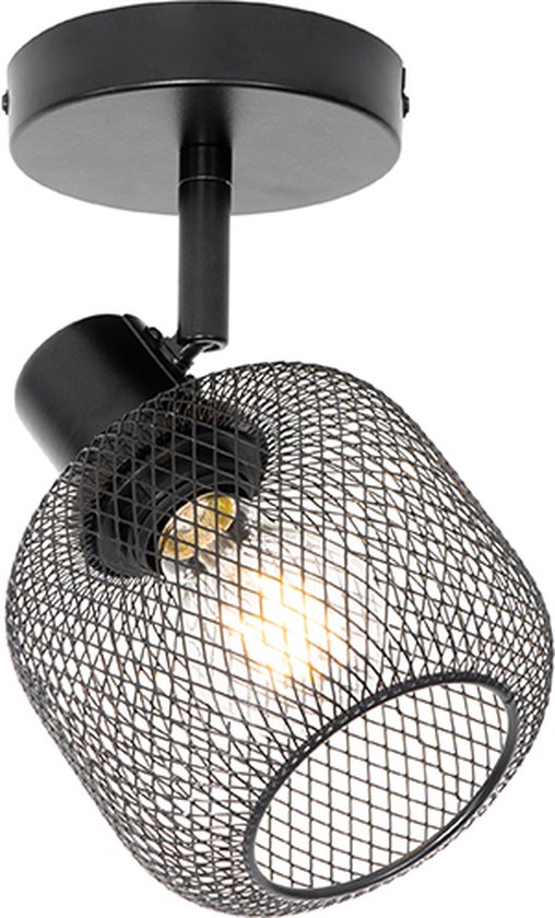 QAZQA bliss_mesh - Spot de plafond industriel | Petit spot | Spot en ...