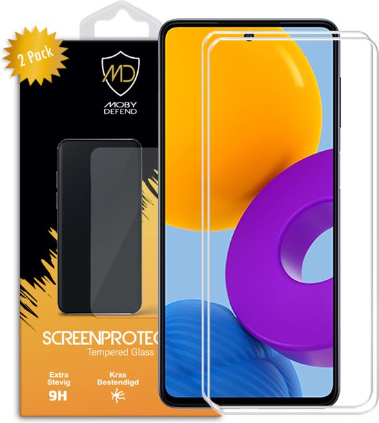 2-Pack Samsung Galaxy M52 Screenprotectors - MobyDefend Case-Friendly ...