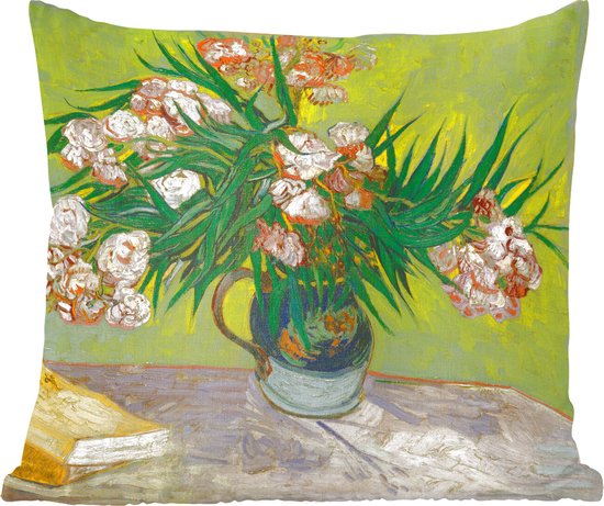 Sierkussen - De Oleanders Vincent Van Gogh - Multicolor - 50 Cm X 50 Cm | bol.com