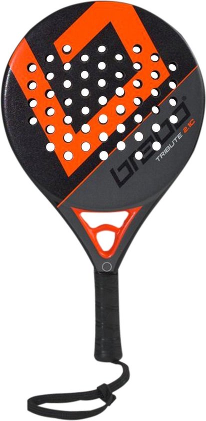 Brabo Tribute 2.1C Super Teardrop - Antracite/black/neon orange - Padel ...