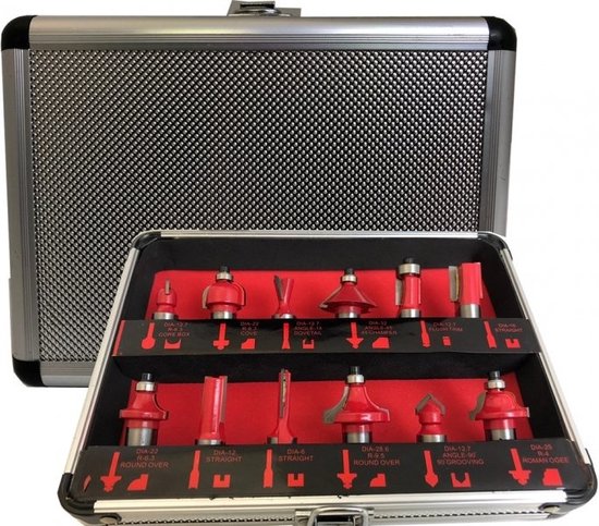 Lumberjack 1/2" Frezenset 12-Delig RCS12P14 | bol