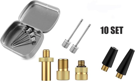 Fietsventieladapter, adapter voor alle AV-/DV-/SV-ventielen ...