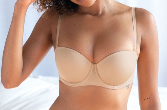 Dorina Balconette BH - Strapless - Michelle - 75A - Beige | bol