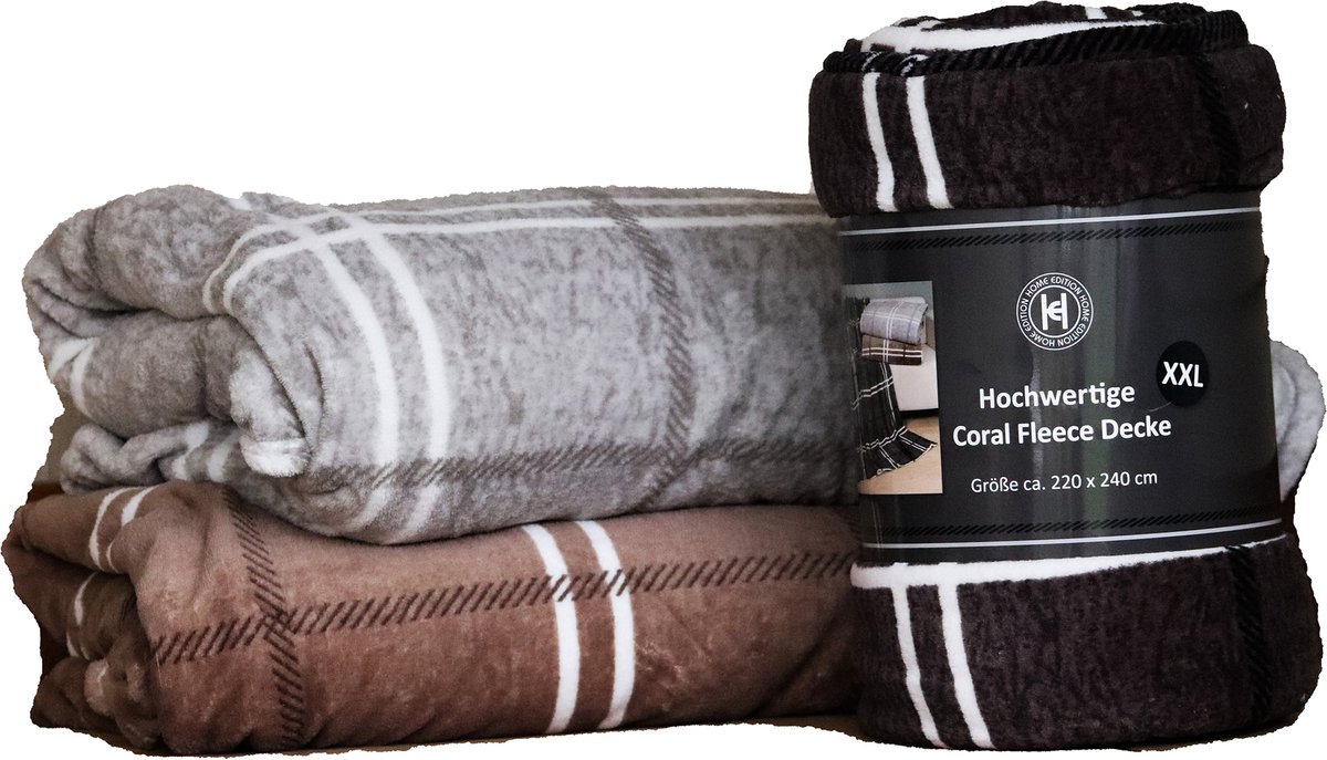 Super Zachte Grote Fleece Deken XXL - Plaid voor op de Bank, Bed of ...