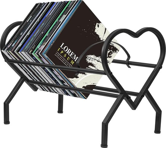 Vinyl Record Storage - 12 Inch Display Stand Book and Record Storage ...