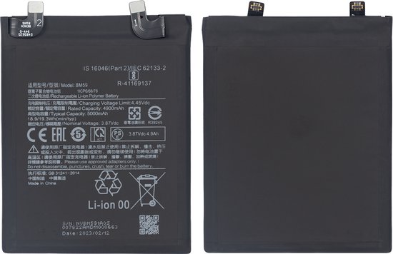 Xiaomi 11T 21081111RG BM59 Battery OEM | bol.com