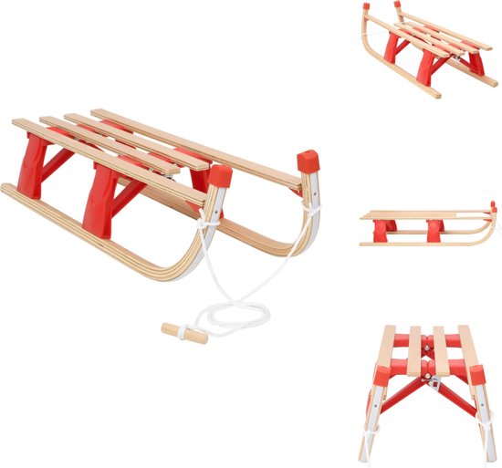 vidaXL Sneeuwslee - Sneeuwsleeën - Rodelbaan - Slee - Slee inklapbaar ...