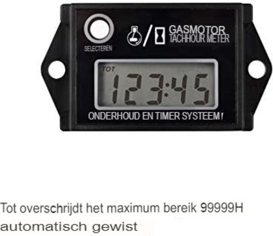 Bolture Tachometer - Toerenteller - Toerentalmeter | bol.