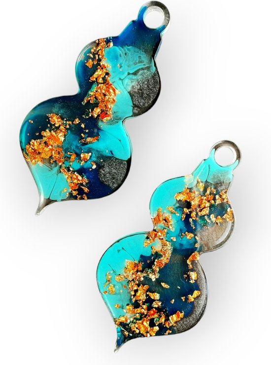 Resin Art JR: Unieke hoogwaardige kwaliteit epoxy kersthangers ...