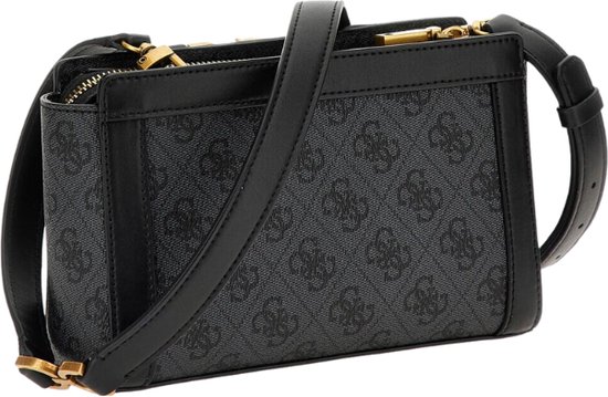 Guess Dagan Xbody Dames Crossbody - Coal Logo - One Size | bol