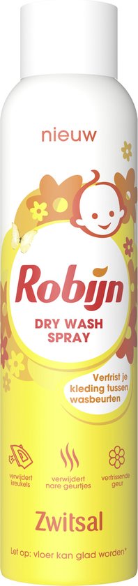 Robijn Zwitsal Dry Wash Spray - 200 ml - Voordeelverpakking | bol