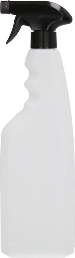 6x 500 ml Multi Triggerfles / sprayfles HDPE mat doorzichtig + Trigger spraypomp zwart... | bol