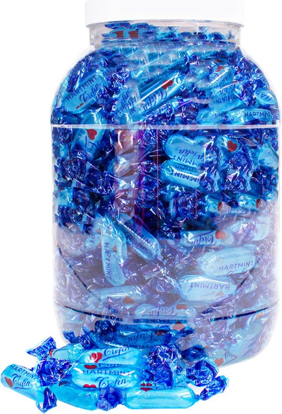 Hartmint - hard snoep met mintsmaak in herbruikbare bokaal - 1850g | bol