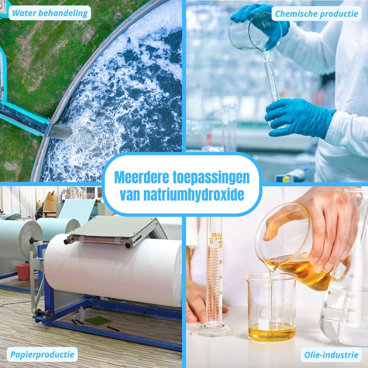 NatriumHydroxide – Sodium hydroxide - Caustic Soda – Noah – Zeep Maken ...