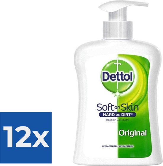 Dettol Handzeep - Antibacterieel - Original - 250ml - Voordeelverpakking 12 stuks | bol