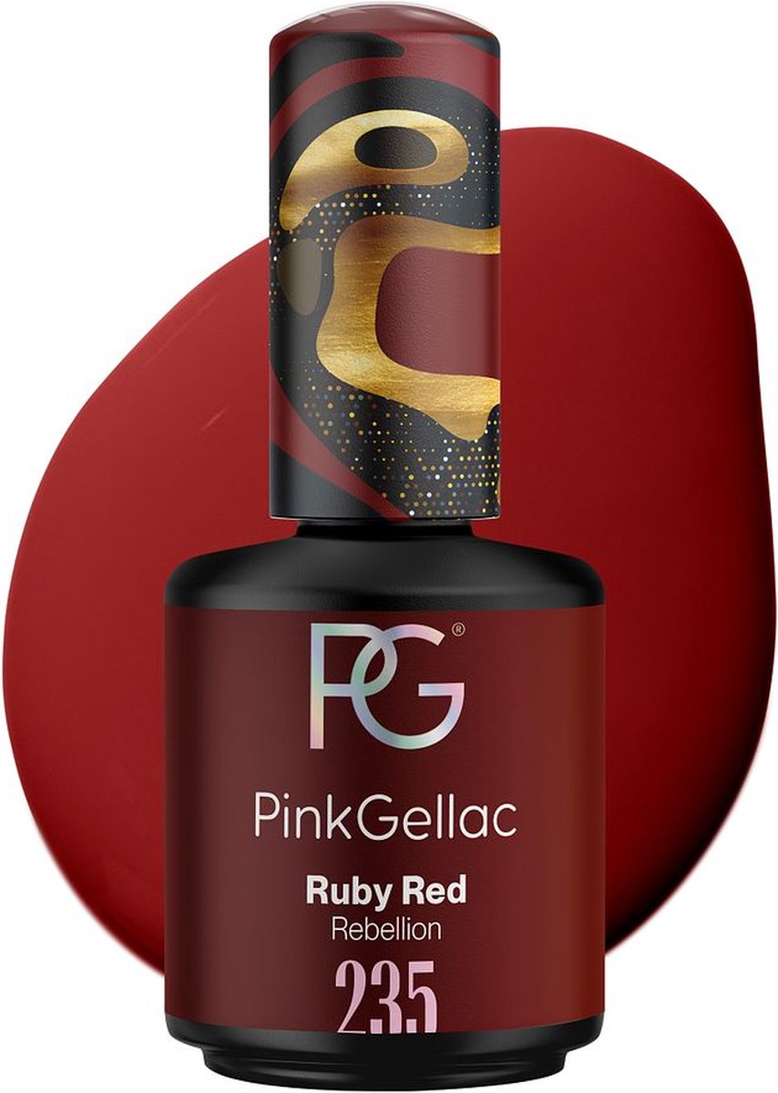 Pink Gellac Gellak Rood 15ml - Nagellak voor Gelnagels Rood - Gel Lak ...
