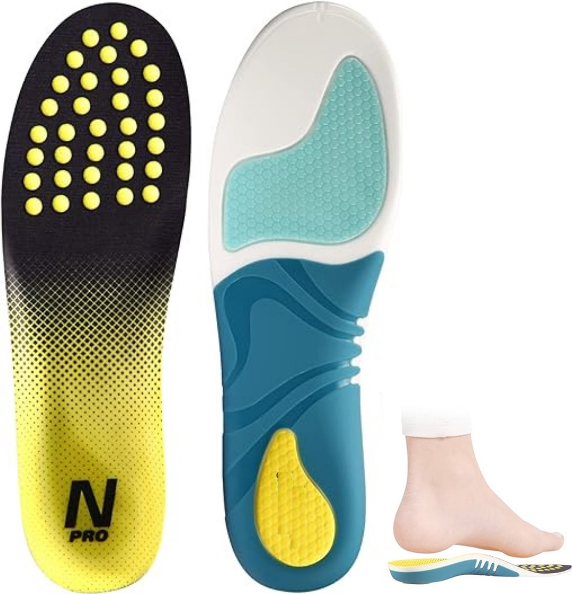 Comfortabele Steunzolen Platvoet - Hielspoor Zooltjes - Voetbed ...