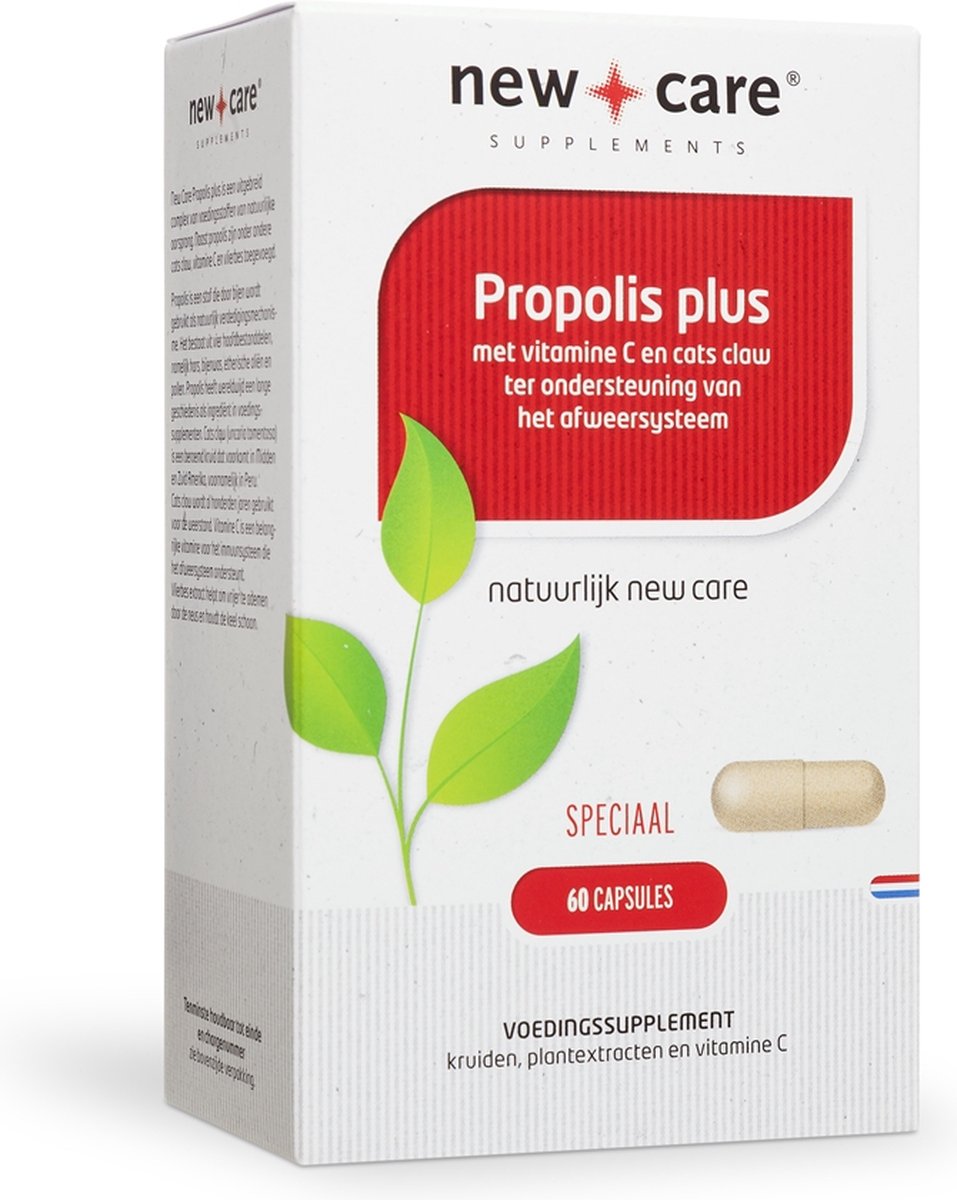 New Care propolis plus - 60 capsules | bol
