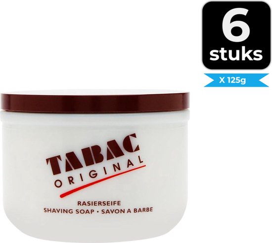 Tabac Original - Shaving Soap - Bowl 125gr - Voordeelverpakking 6 stuks ...
