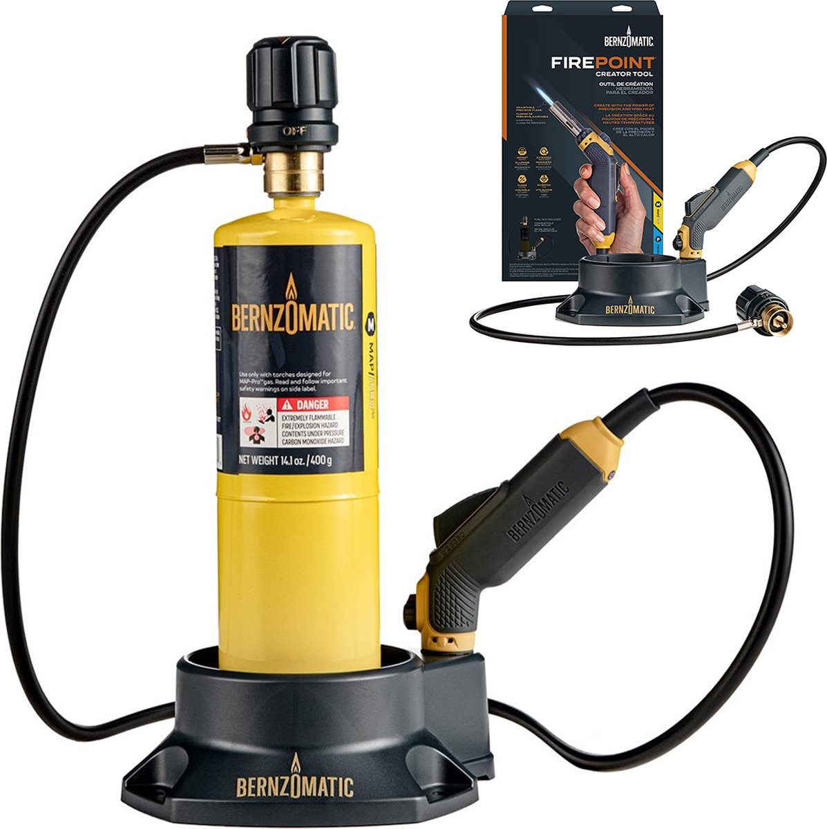 Bernzomatic Firepoint precisie creator handbrander BZ8360T – met Pro ...
