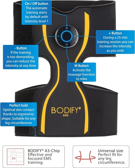 EMS Beentrainer Pro - Gerichte stimulatie van de beenspieren ...