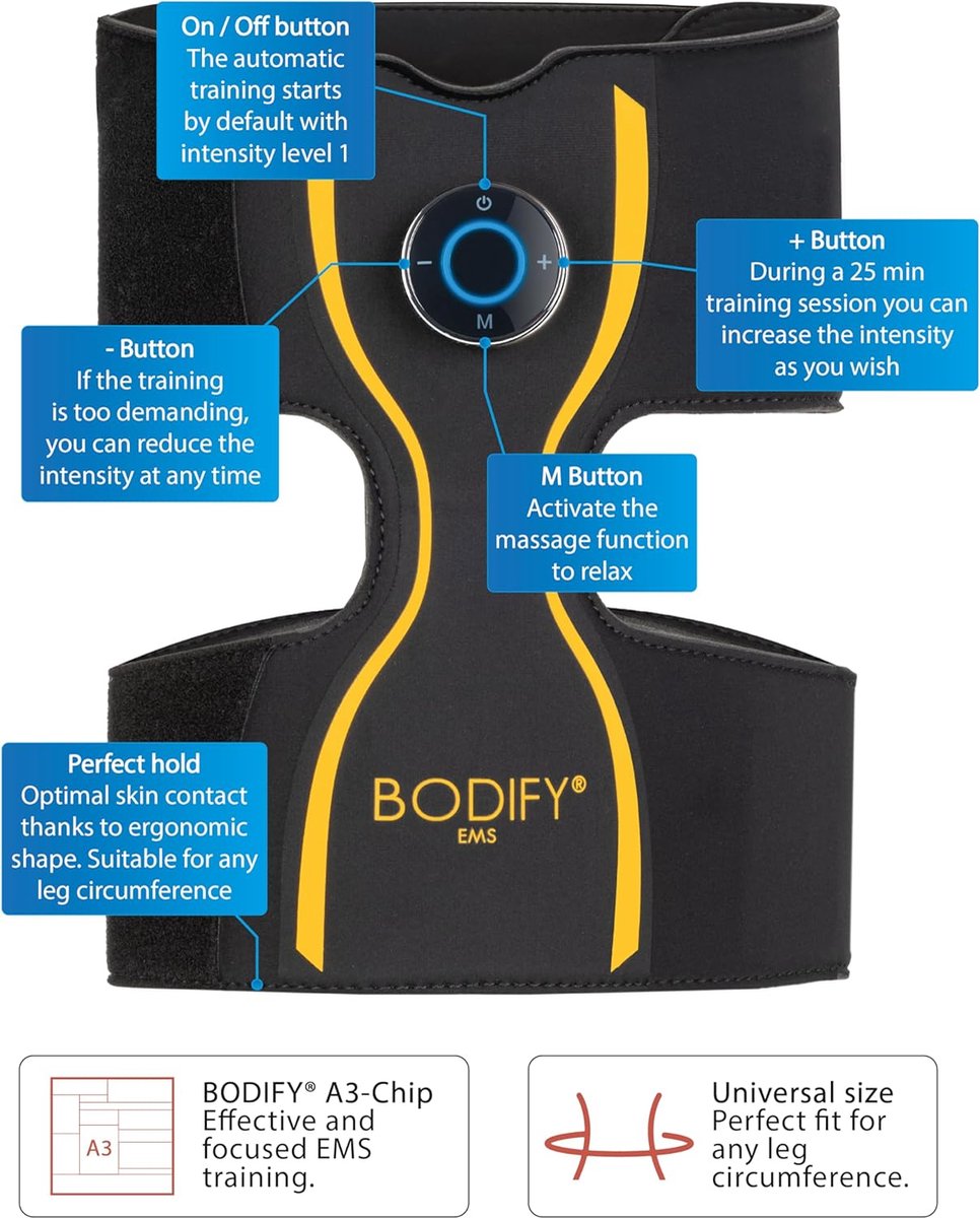 EMS Beentrainer Pro - Gerichte stimulatie van de beenspieren ...