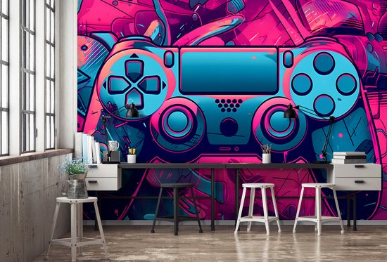 Fotobehang - Computer - Gaming - Games - XBox - Gamen - Vliesbehang ...