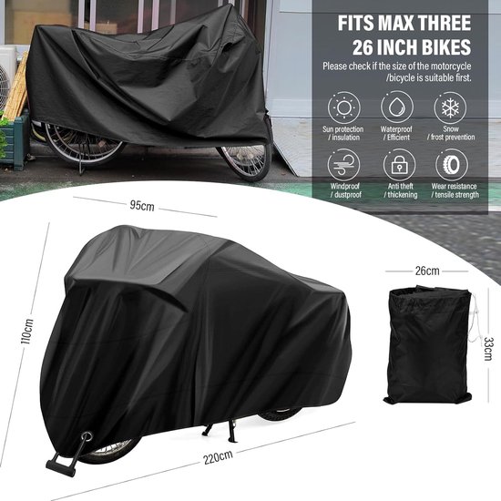 Fietsgarage, fietshoes, waterdicht, 210D polyester Oxford-weefsel ...