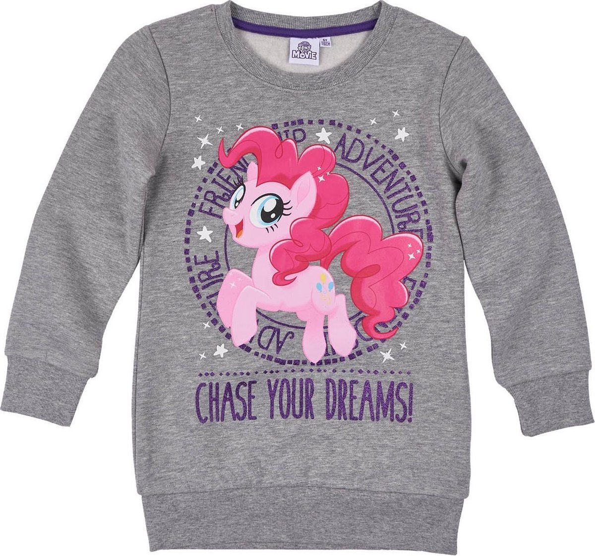 My Little Pony Sweatshirt - grijs - Maat 116 | bol.com