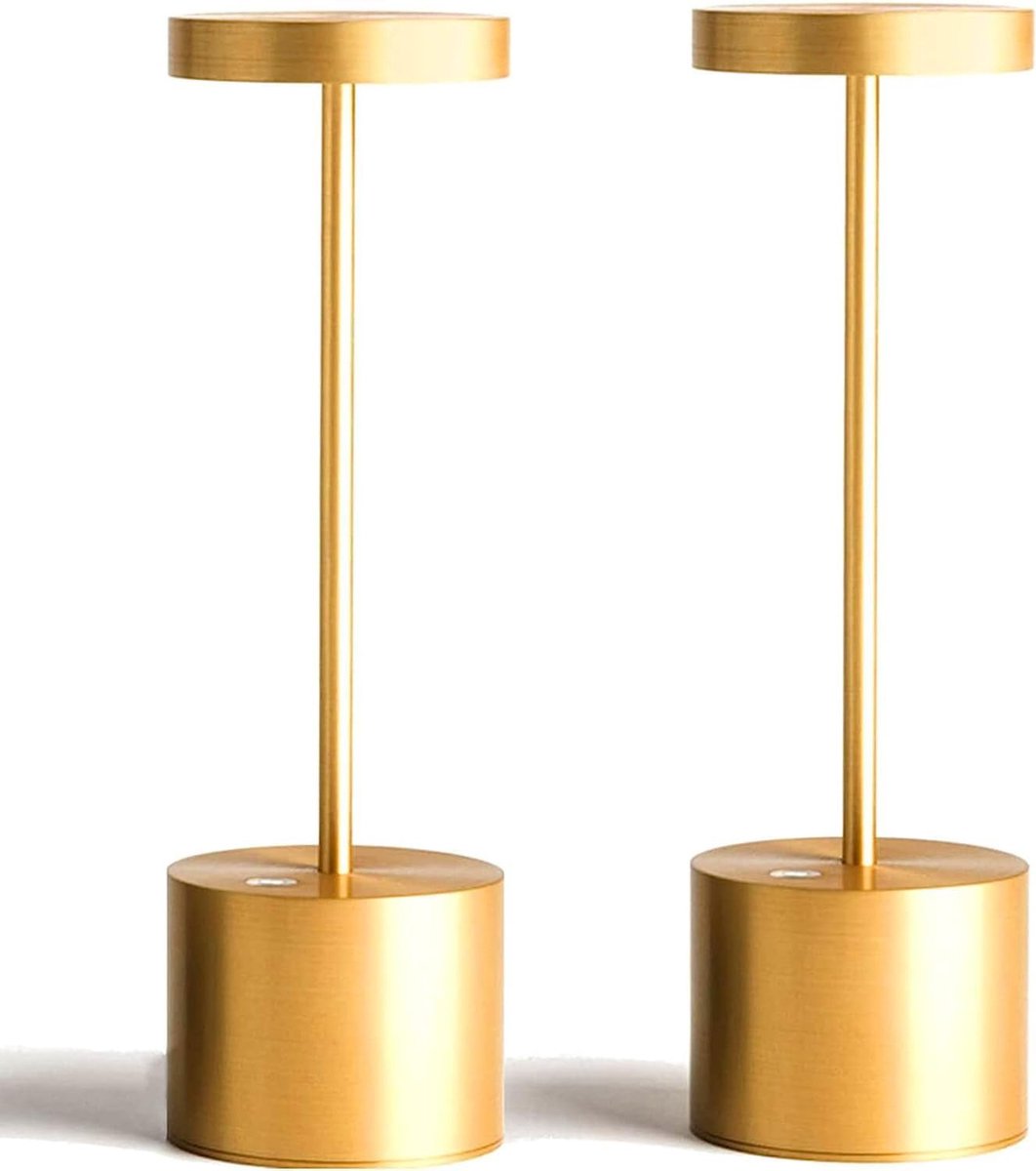 Oplaadbare Tafellmap - Draadloze Tafellamp - Modern - Bureaulamp ...